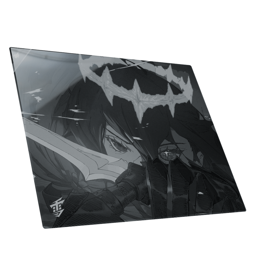 [PRE-ORDER] Yuki Aim Monokuro Glass Mouse Pad - Ausmodshop