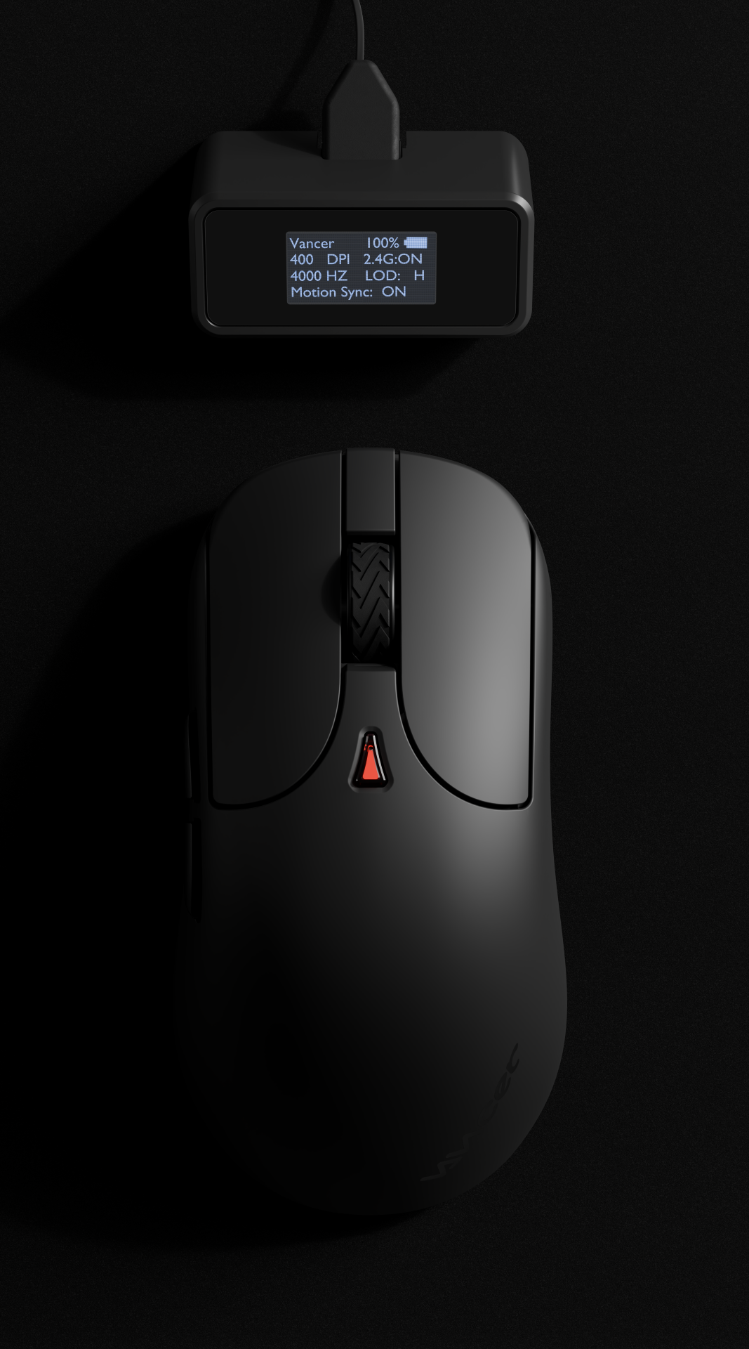 Vancer Groove Wireless Gaming Mouse - Black - Ausmodshop