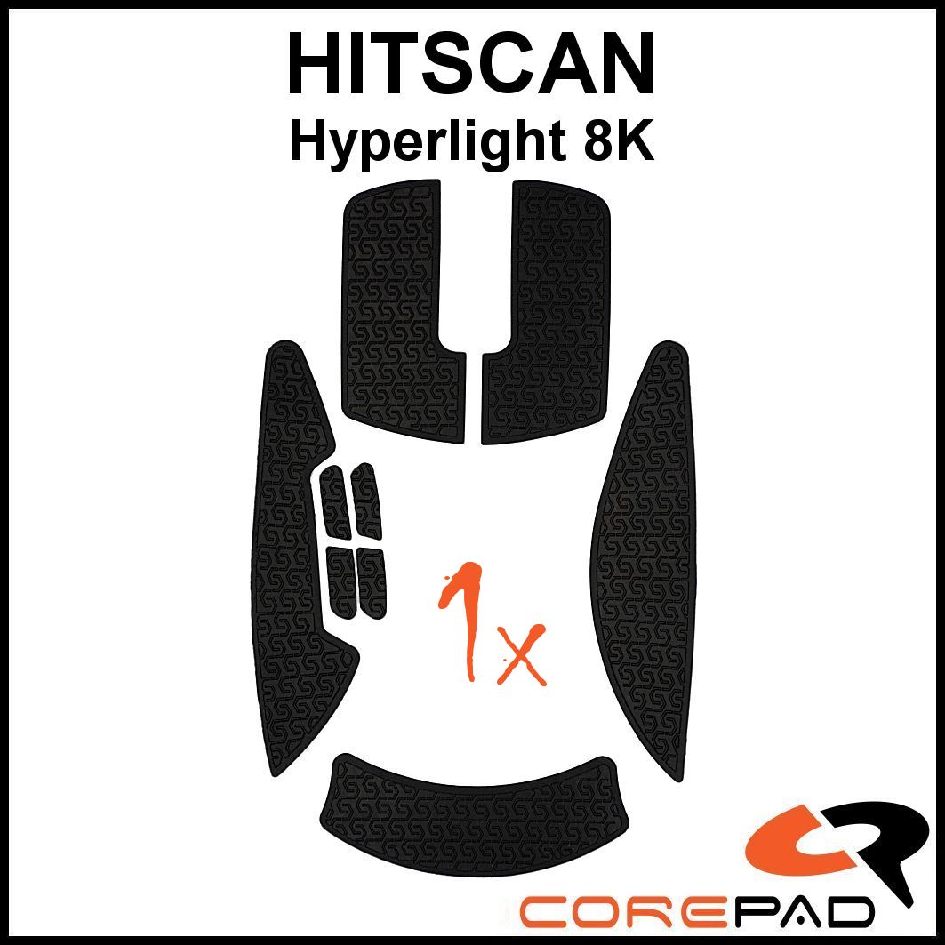 Corepad Soft Grips (flat edge) for Hitscan Hyperlight - Ausmodshop