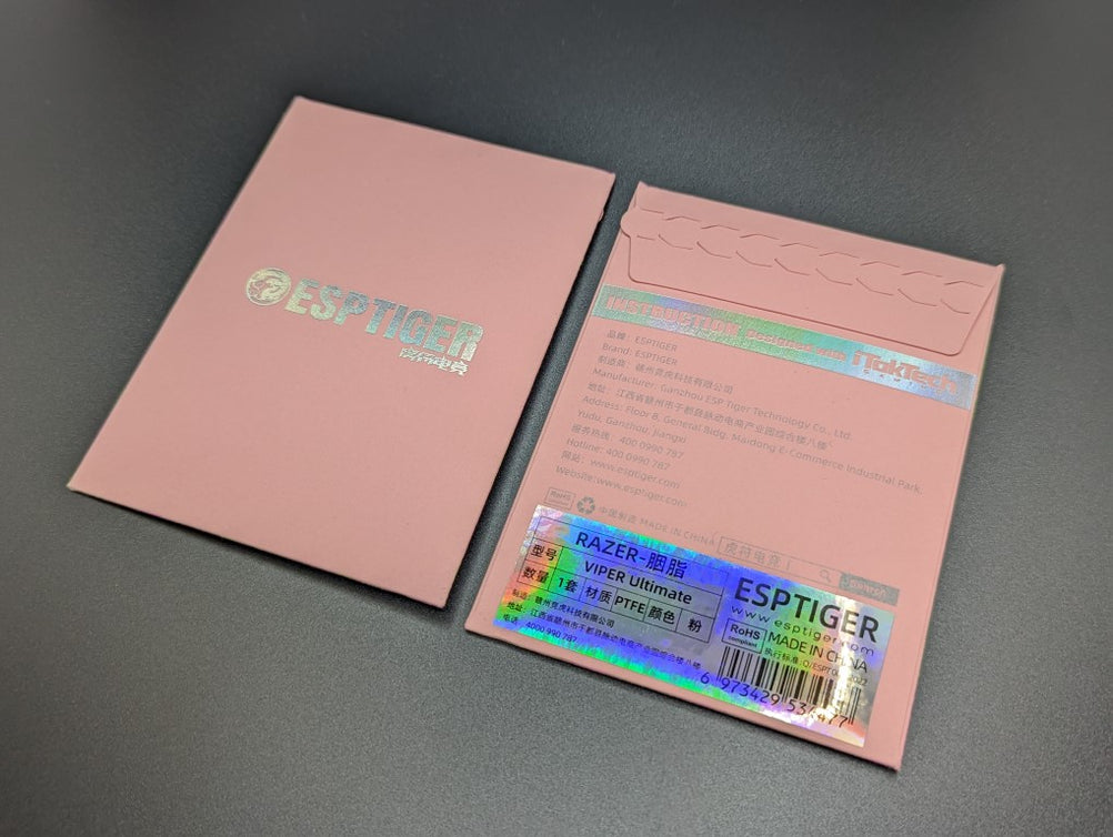 Esports Tiger YanZi Pink Mouse Feet for Razer Viper Ultimate