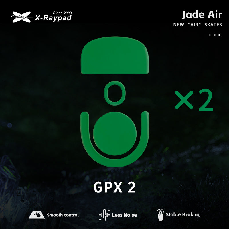 X-Raypad Jade Air Green Mouse Skates – Logitech G Pro X Superlight 2 ...