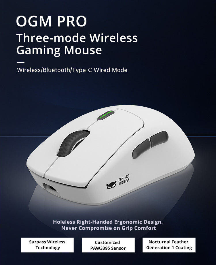 Waizowl OGM PRO Wireless Gaming Mouse - Ausmodshop