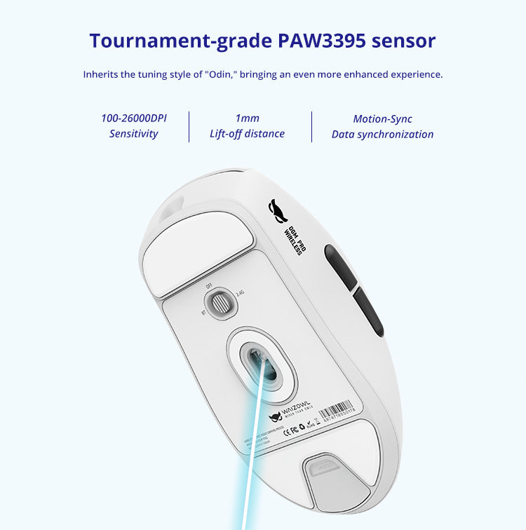 Waizowl OGM PRO Wireless Gaming Mouse - Ausmodshop