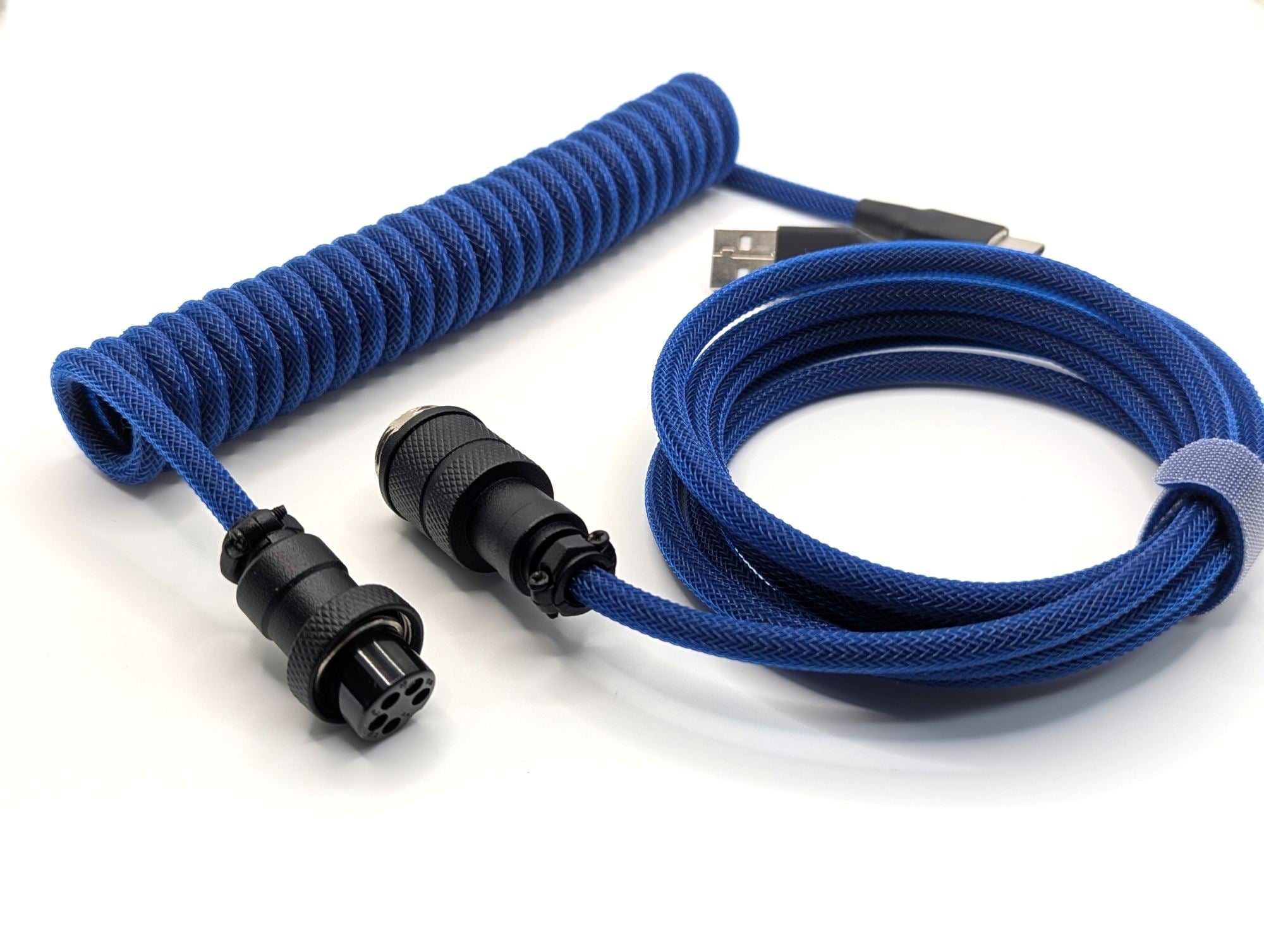 Ausmodshop Coiled Keyboard Cable - Midnight - Ausmodshop