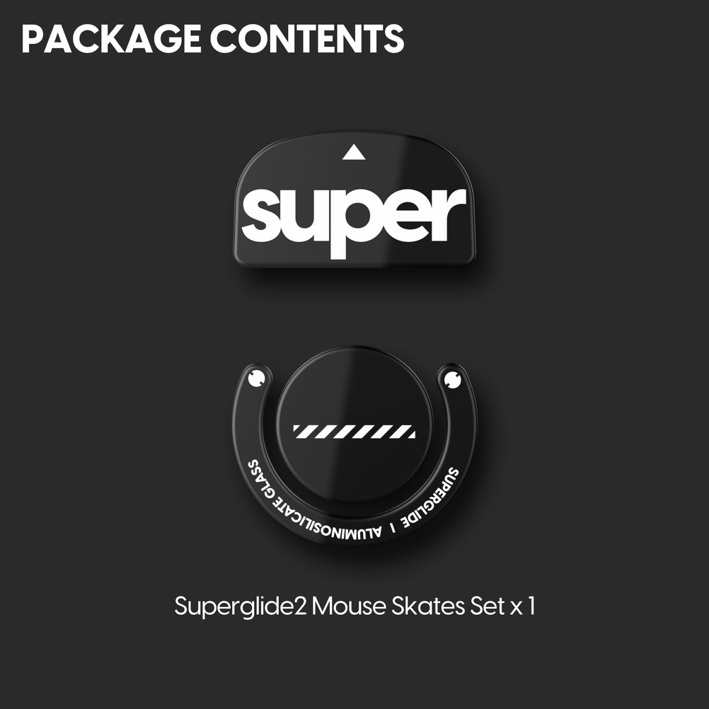 Pulsar Superglide 2 Glass Mouse Skates for Logitech G Pro X Superlight ...