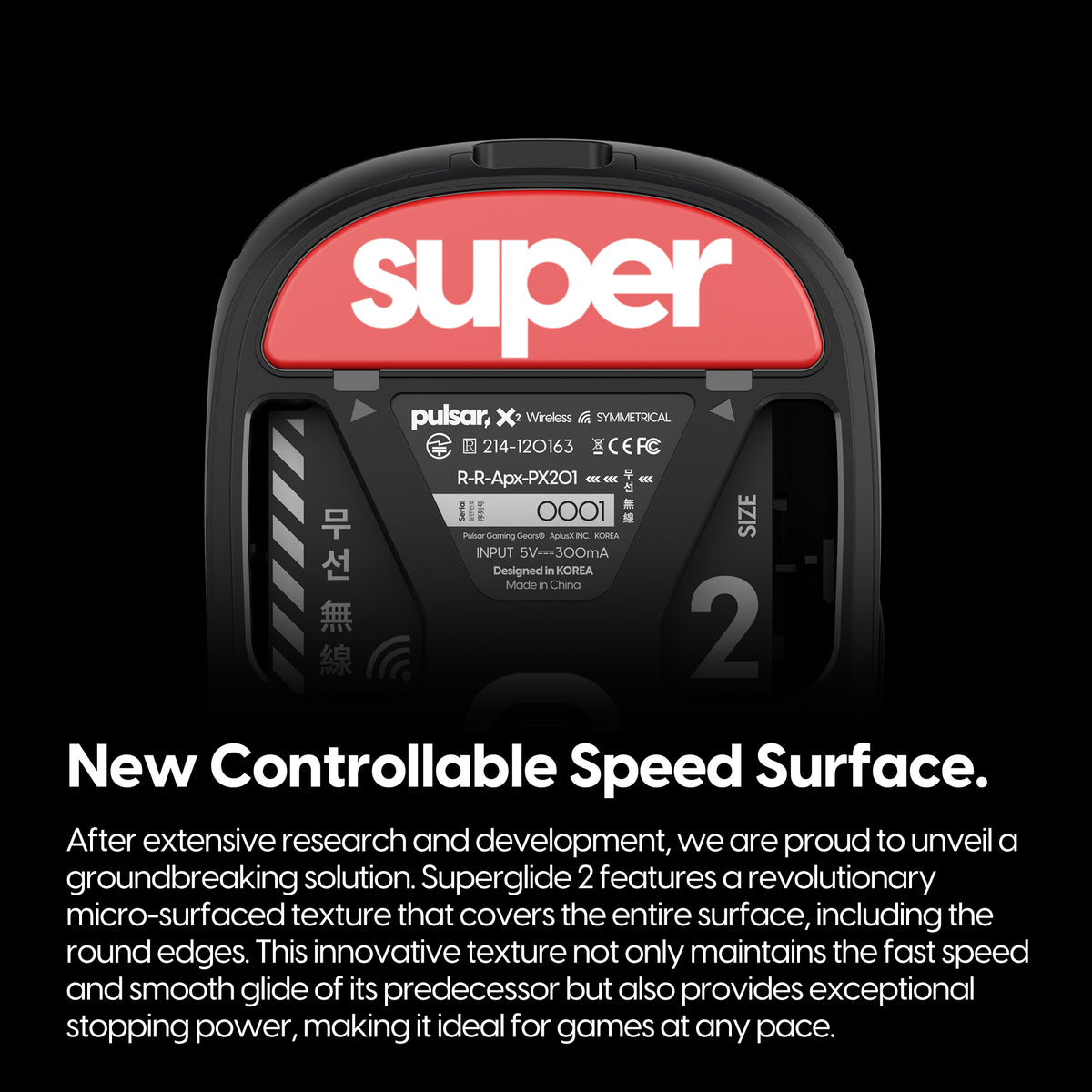 Pulsar Superglide 2 Glass Mouse Skates for Pulsar X2 / X2 Mini / X2V2 ...