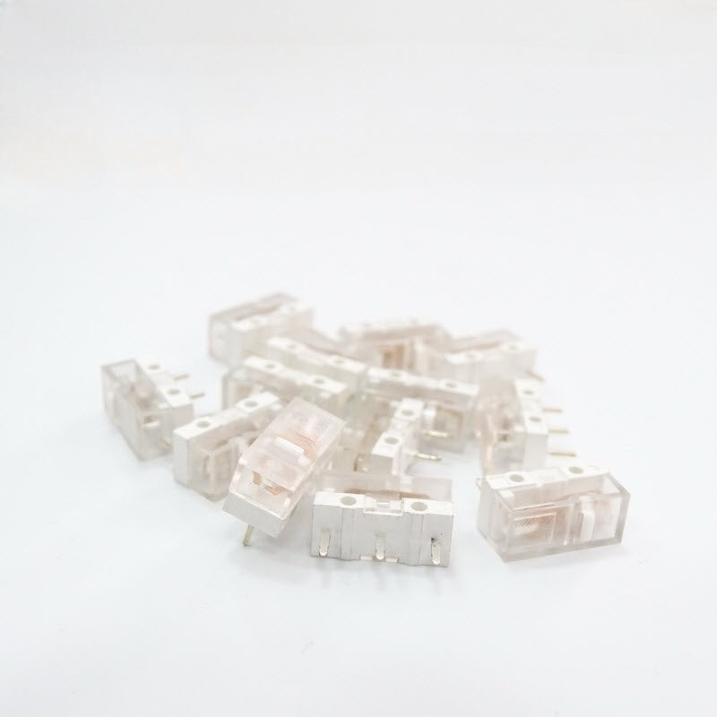 Huano Transparent White Shell (crystal) V2 White Dot Micro Switch ...