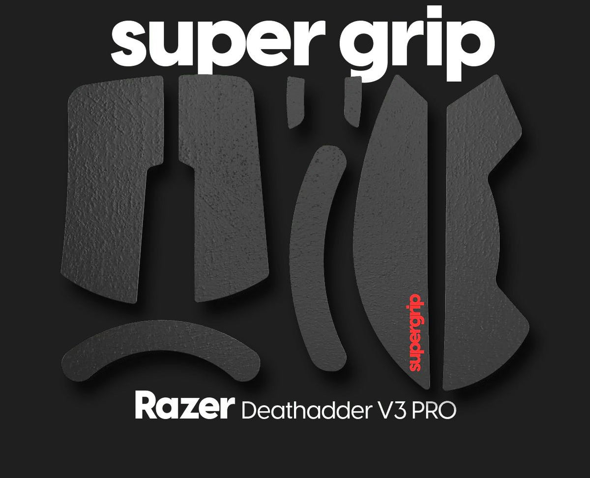 Pulsar Supergrip Grip Tape for Razer Deathadder V3 Pro - Ausmodshop